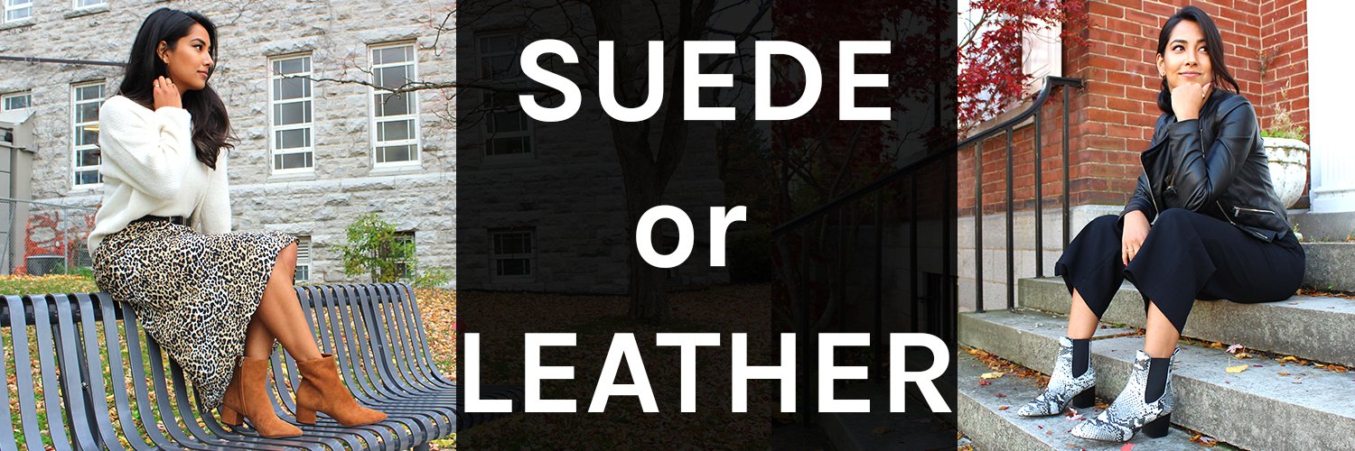 Suede VS Leather – heel boy